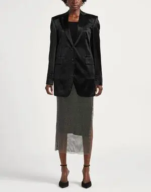Sportmax Single-breasted Blazer - Black
