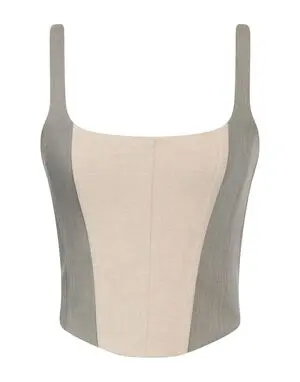 Patrizia Pepe Woven Crop Top