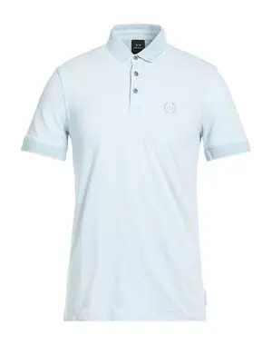 Armani Exchange Polo Shirt Size Cotton - Blue