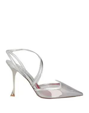 Roger Vivier Silver Tone Pumps
