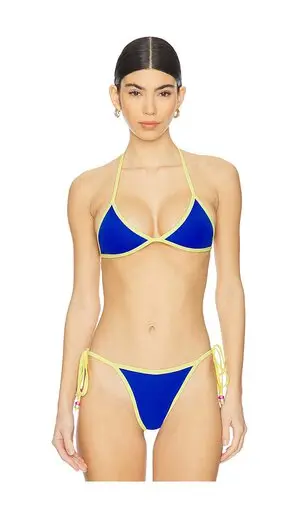 VDM Luci Reversible Bikini Top - Tropicana