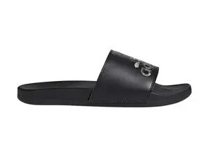 Adidas Adilette Comfort Slides - Core Black/silver Pebble