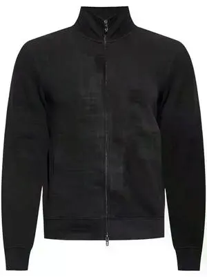 Emporio Armani Zip-up Sweatshirt - Black