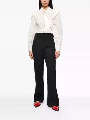 GANNI Tailored Palazzo Pants - Black