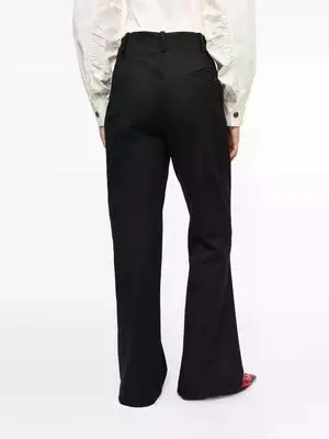 GANNI Tailored Palazzo Pants - Black