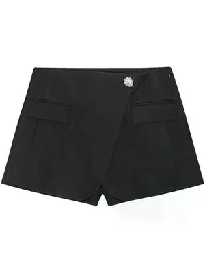 GANNI Draped Panel Shorts