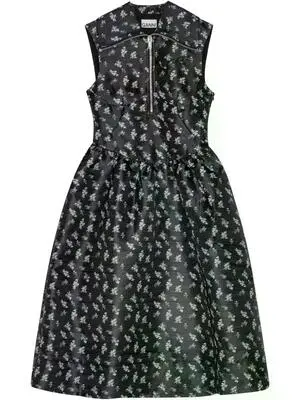 Black Print Dresses