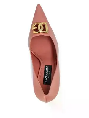 Dolce & Gabbana 90mm Logo Pumps - Pink