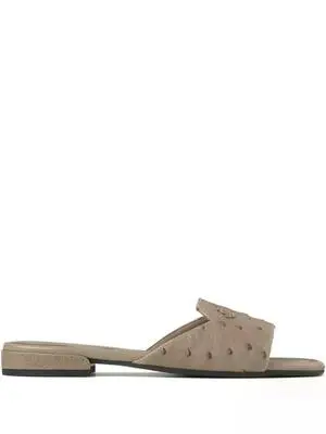 JIMMY CHOO Dina Slides - Neutrals