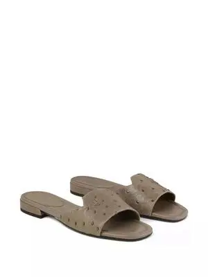 JIMMY CHOO Dina Slides - Neutrals
