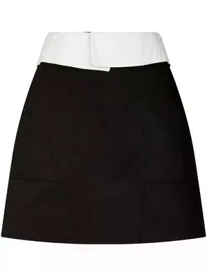 STUDIO TOMBOY Contrast-edge Mini Skirt