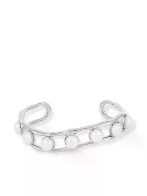 DOWER & HALL Waterfall Pearl Bracelet - Silver