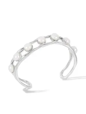 DOWER & HALL Waterfall Pearl Bracelet - Silver
