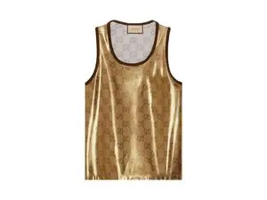 Gucci Gg Technical Jersey Tank Top