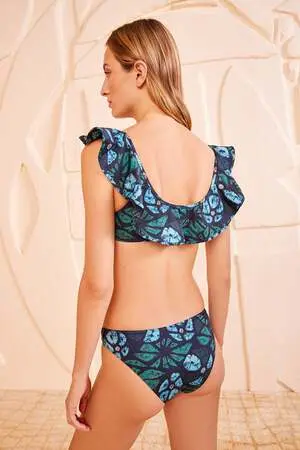 Ulla Johnson Dani Bikini Bottom In Floral Print - Urchin