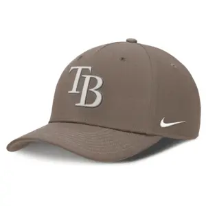 Nike Tampa Bay Rays Rise Dri-fit Mlb Adjustable Hat - Brown