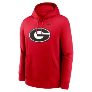Nike Georgia Bulldogs Primary Logo Pullover Hoodie Red