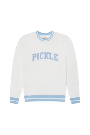 ELLSWORTH + IVEY Elle Sweatshirt - Collegiate Pickle - Natural