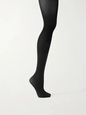 Wolford Ribbed-knit Tights - Black