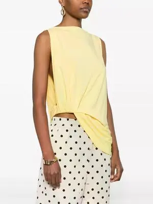 Jacquemus Le Haute Peplo Top - Yellow