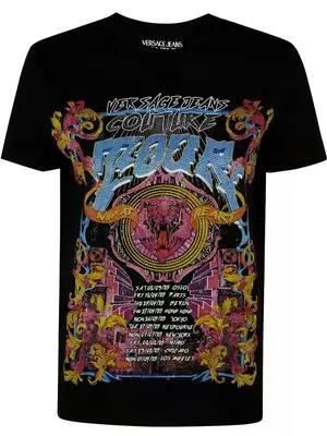 Versace Jeans Couture Graphic T-shirts For Women