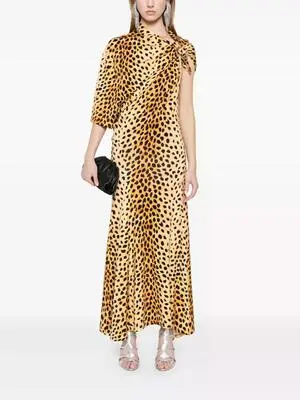 Rabanne Leopard-print Maxi Dress