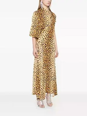 Rabanne Leopard-print Maxi Dress