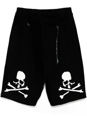 MASTERMIND WORLD Logo-print Shorts - Black
