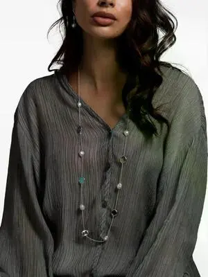 DOWER & HALL Gemstone And Pearl Necklace