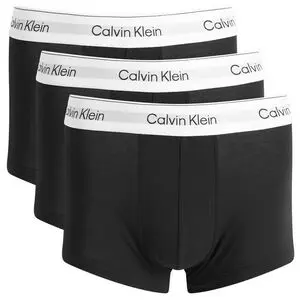 Calvin Klein Icon Low Rise Trunk 3 Pack - Black/white