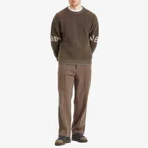 NEW AMSTERDAM SURF ASSOCIATION Logo Crew Knit Sweater - Eiffel Tower