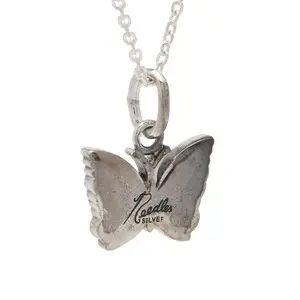 Needles 925 Silver Butterfly Pendant Necklace