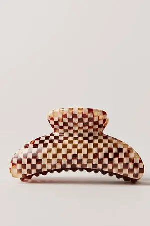 MACHETE Grande Heirloom Claw Clip - Checkered Tort