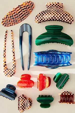 MACHETE Grande Heirloom Claw Clip - Malachite