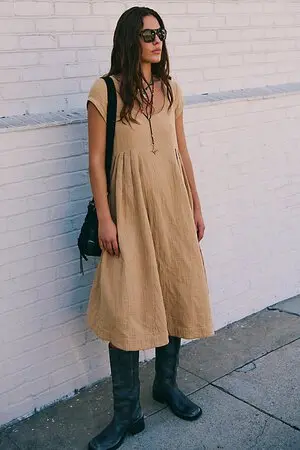 Midi Dresses with Pockets