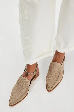 Free People Dragonfly Mocc Toe Loafers Faded Tan Suede