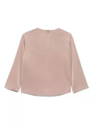 LUISA CERANO Satin Blouse