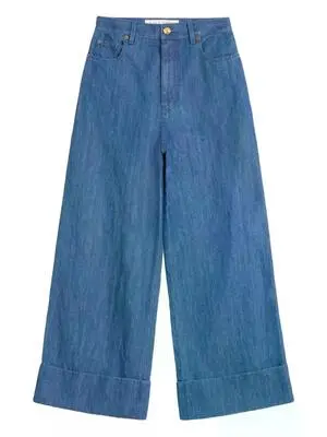 Valentino Garavani Lightweight Wide-leg Jeans
