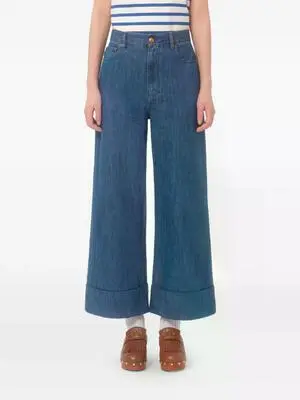 Valentino Garavani Lightweight Wide-leg Jeans