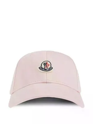 Moncler Logo-appliqué Cap - Pink