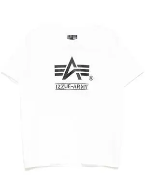 Izzue Logo-print T-shirt - White