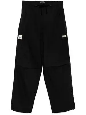 Izzue Black Wash Pants For Women