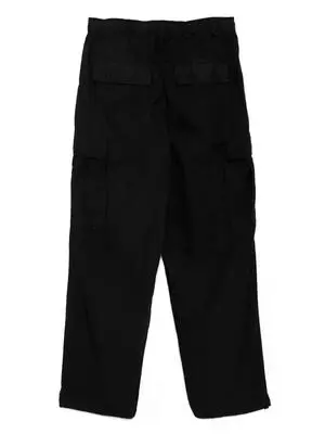 Izzue Cotton Cargo Trousers - Black