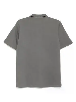 MUSIUM DIV. Embroidered Polo Shirt - Grey