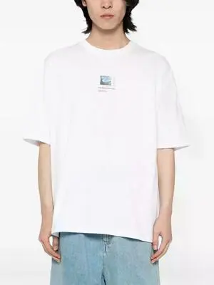 MUSIUM DIV. Graphic-print T-shirt - White