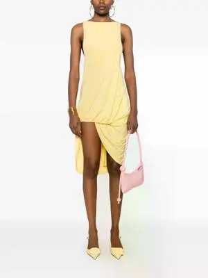 Jacquemus The Peplo Mini Dress - Yellow
