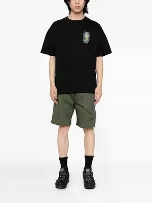 MUSIUM DIV. Graphic-print T-shirt - Black