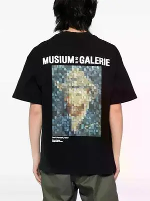 MUSIUM DIV. Graphic-print T-shirt - Black