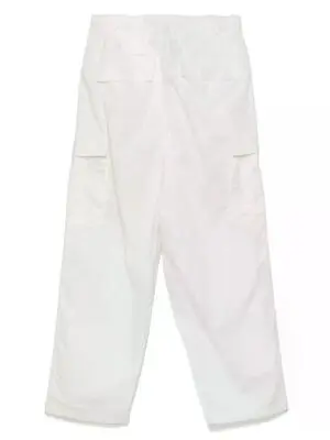 Izzue Cotton Cargo Trousers - White