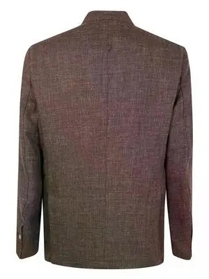 BARBA NAPOLI Single-breasted Blazer - Brown
